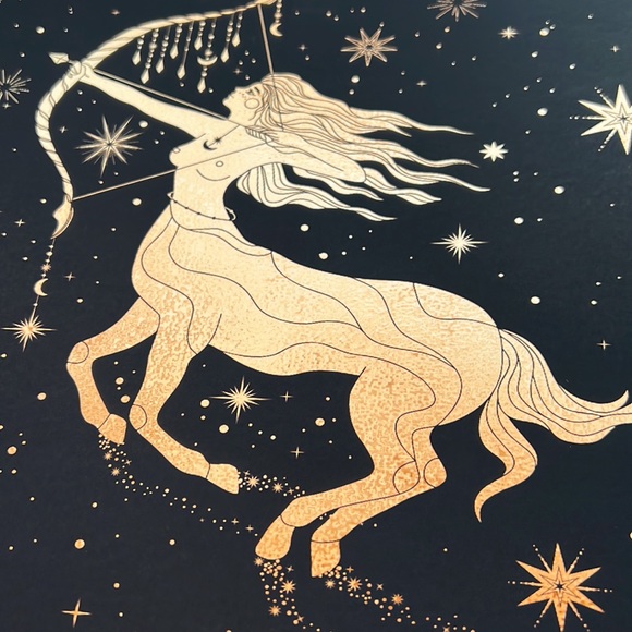 Art | Sagittarius Wall Art Celestial Zodiac Print Poster Unframed ...